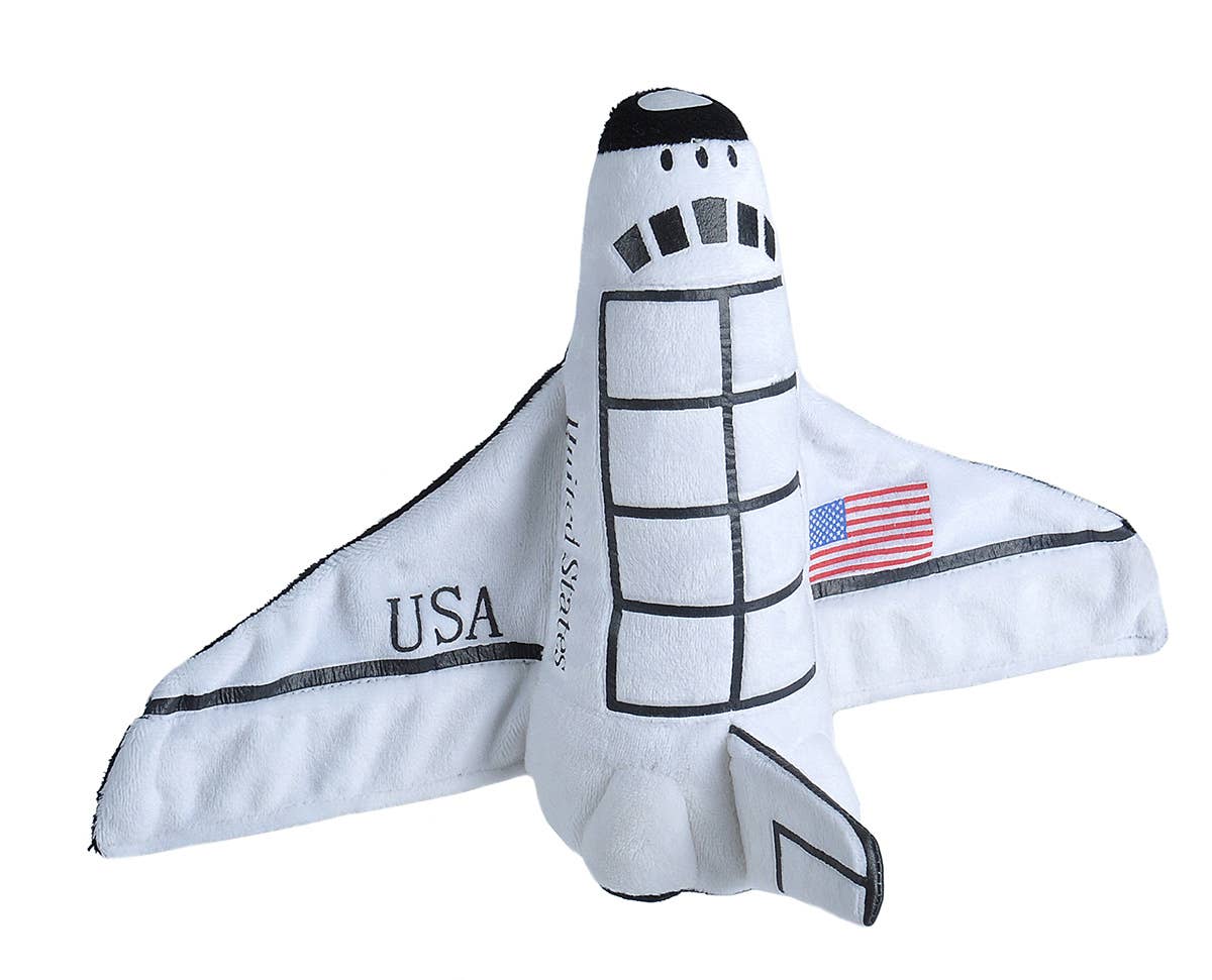 WILD REPUBLIC Huggers Space Shuttle Stuffed Animal Snap Toy 8" – The ...